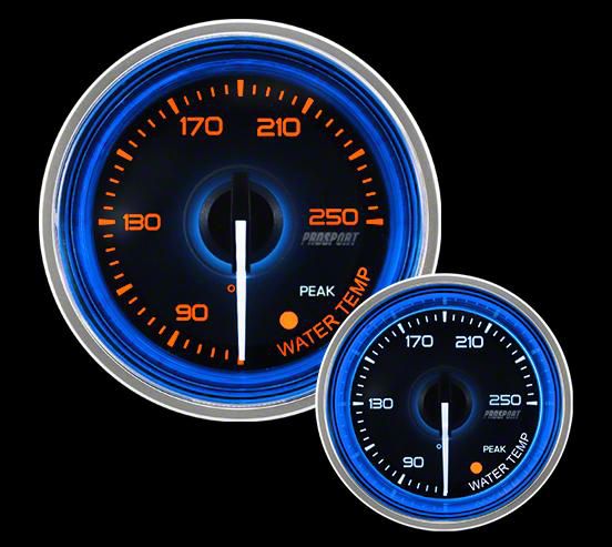 Prosport Toyota 4-Runner 52mm Crystal Blue Series Water Temperature ...