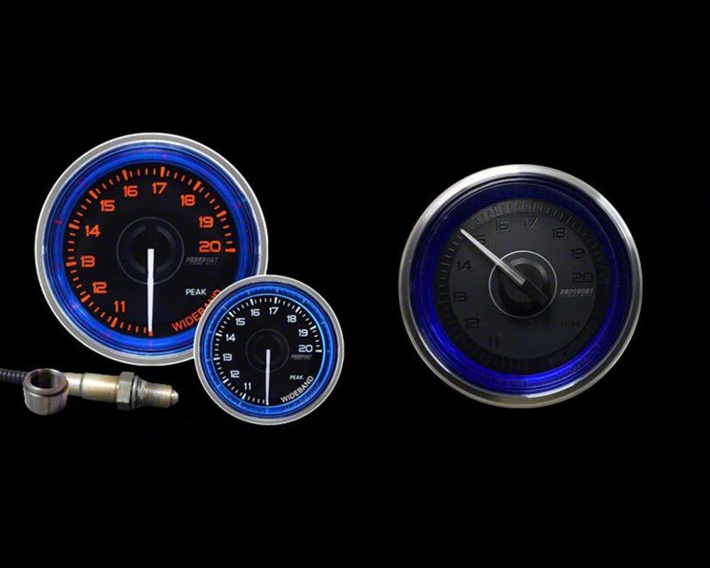 Prosport Toyota 4-Runner 52mm Crystal Blue Series Wideband Air Fuel ...