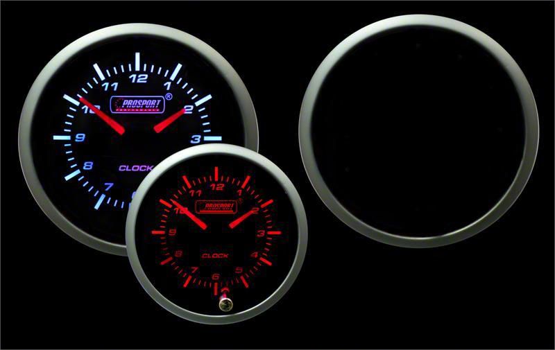 Prosport Bronco 52mm Premium Series Analog Clock; Amber/White ...