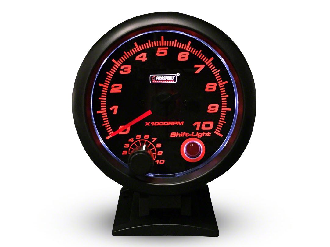 Prosport Jeep Wrangler Performance Tachometer with Shift Light; 3-3/4 ...