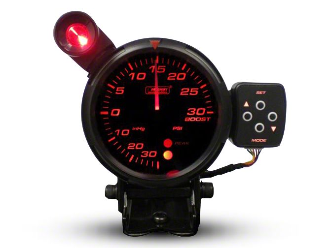 Prosport Tacoma 80mm Premium Series Boost Gauge; Blue/White/Amber ...