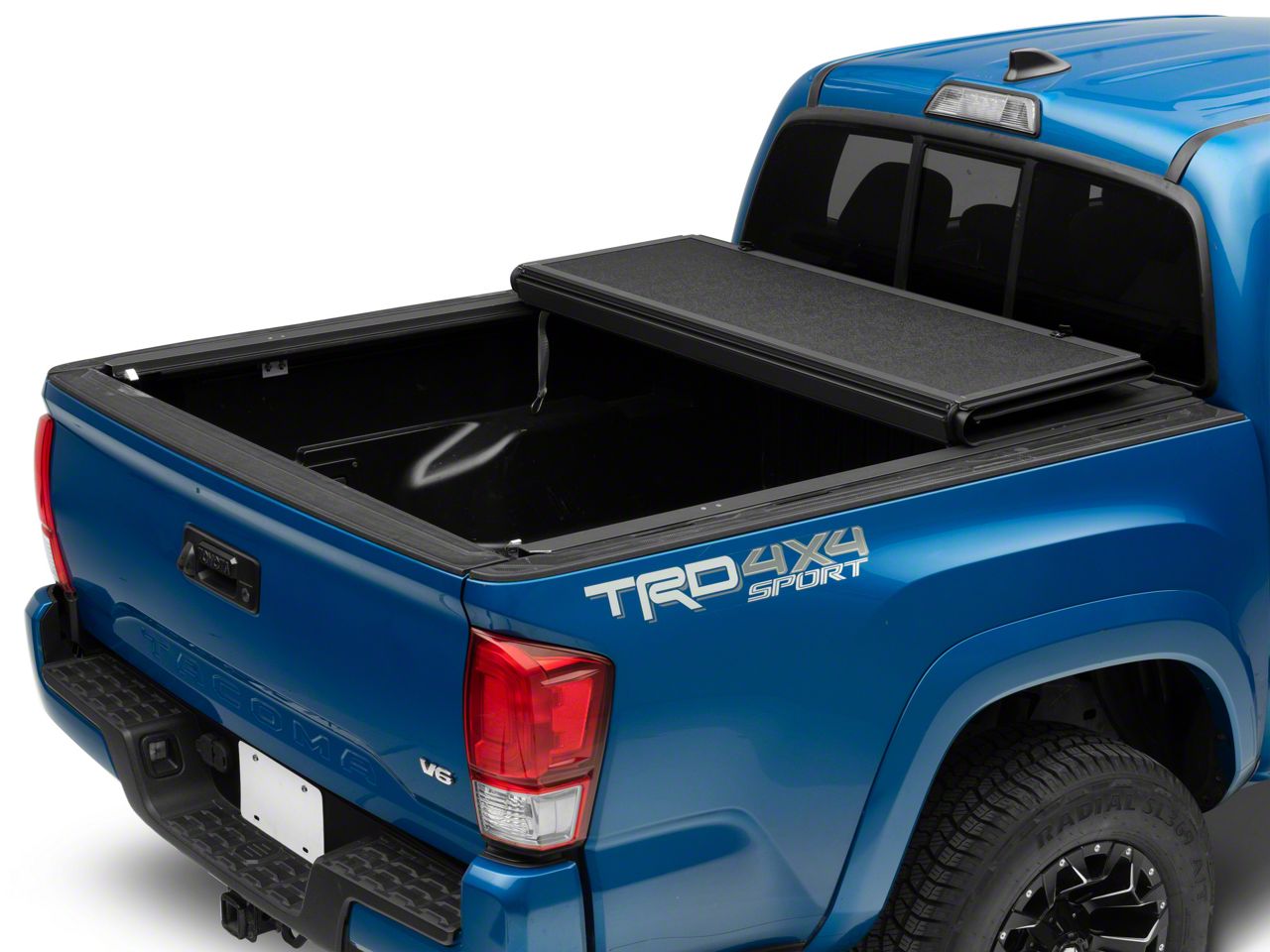 Proven Ground Tacoma Low Profile Hard Tri-Fold Tonneau Cover TT13474 ...