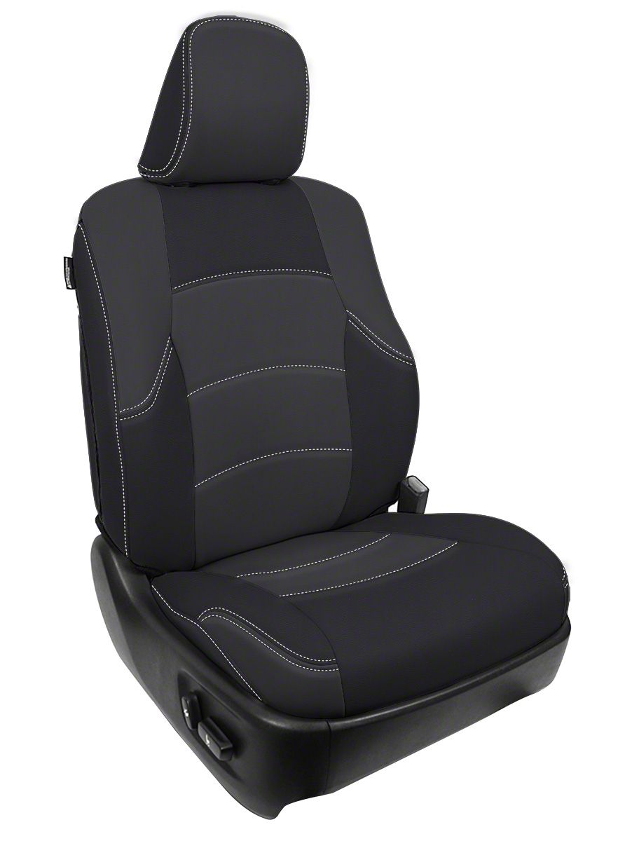 PRP Toyota 4-Runner Front Seat Covers; Black and Gray B066-03 (11-24 ...