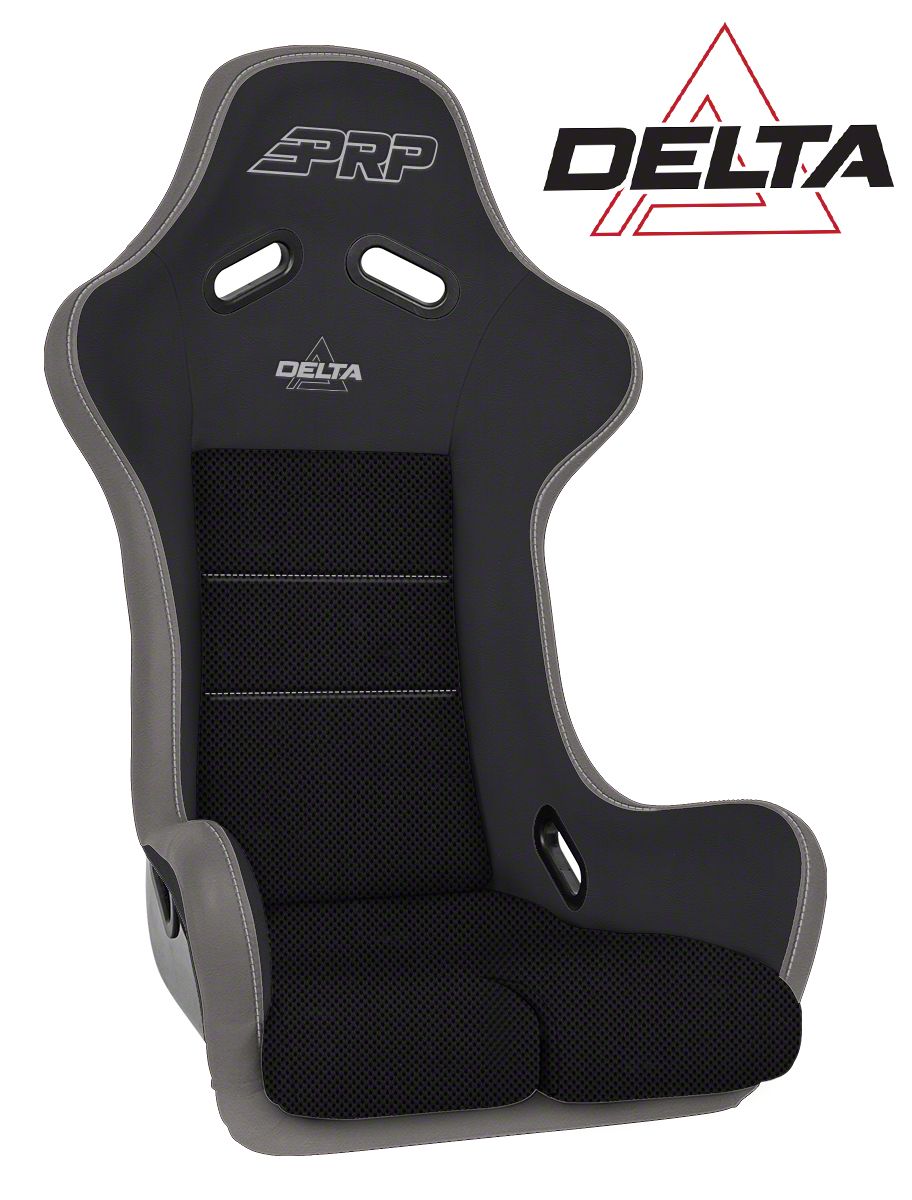 PRP Jeep Wrangler Delta Composite Seat; Black and Grey A37F-203 ...