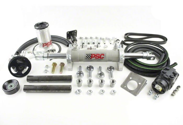 PSC Motorsports Jeep Wrangler Full Hydraulic Steering Kit for 40 to 46 ...