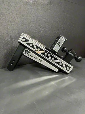Pul-Z Bronco Baller Hauler 3-Inch Receiver Hitch Dual-Ball Mount with ...