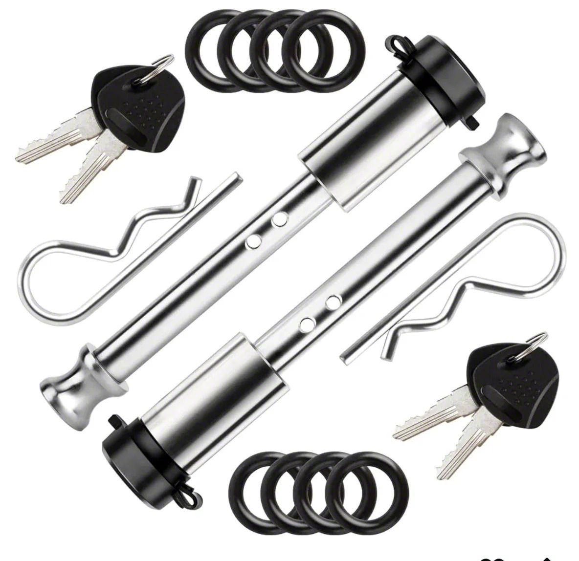 Pul-Z Jeep Gladiator 4-Inch Hitch Locking Pins; Stainless 4HLPK ...