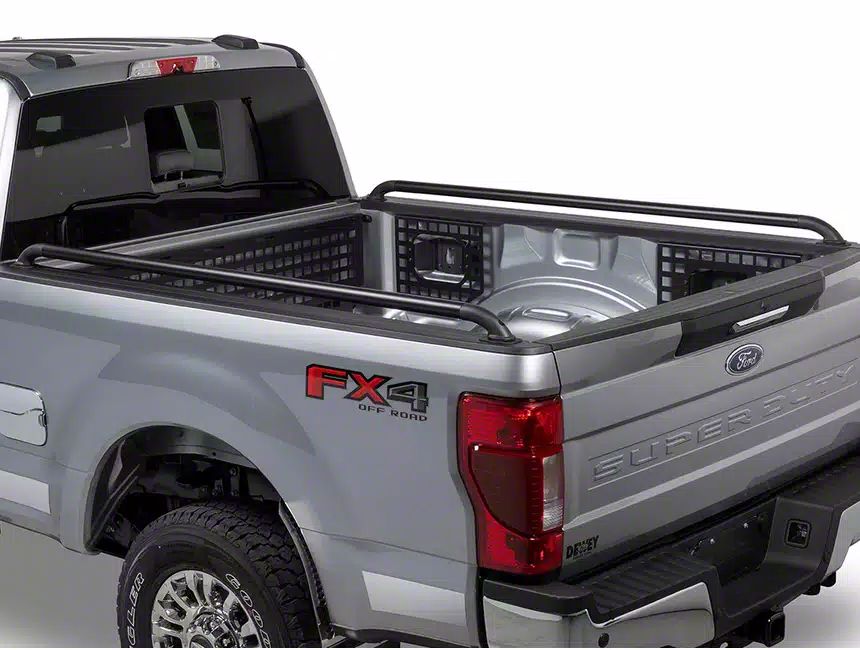 Putco Titan Black SSR Locker Side Bed Rails 78898 (17-24 Titan w/ 6-1/2 ...