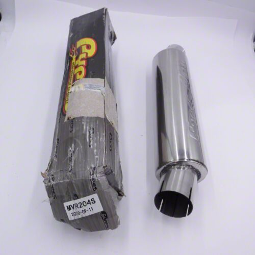 Pypes Titan M-80 Offset/Offset Bullet Style Muffler; 2.50-Inch Inlet/2. ...
