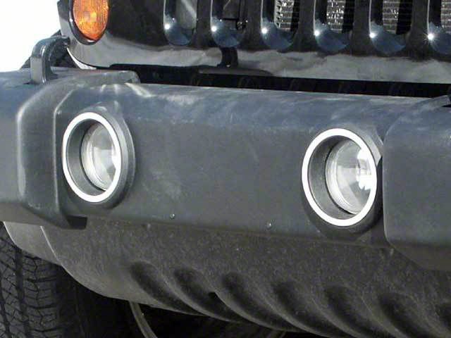 Jeep Wrangler Accent Trim; 2 Piece; Stainless Steel (07-18 Jeep ...