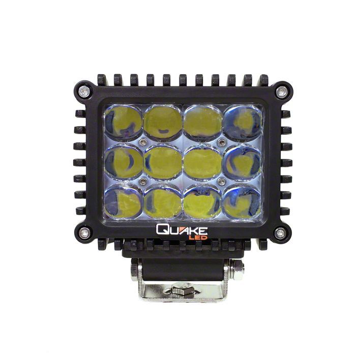 Quake LED Bronco 4-Inch 4D RGB Accent Work Light; Spot Beam QFR990 ...