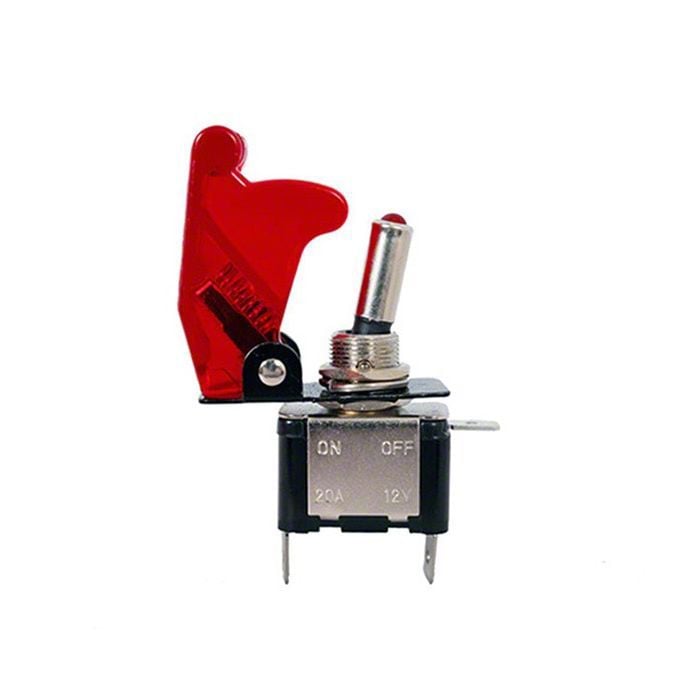 Quake LED Bronco Toggle Switch; Red QTS322 (Universal; Some Adaptation ...