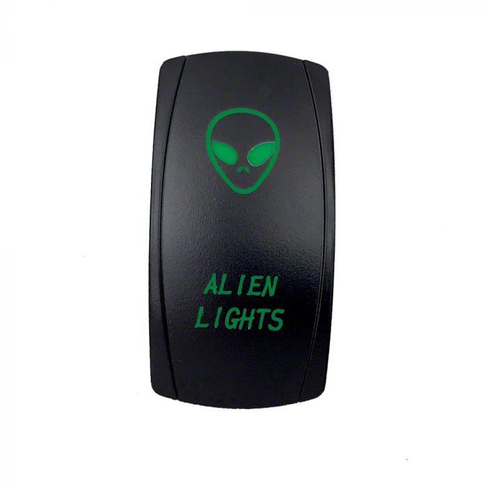 Quake LED Frontier 2-Way Alien Lights Rocker Switch; Green QRS665 ...