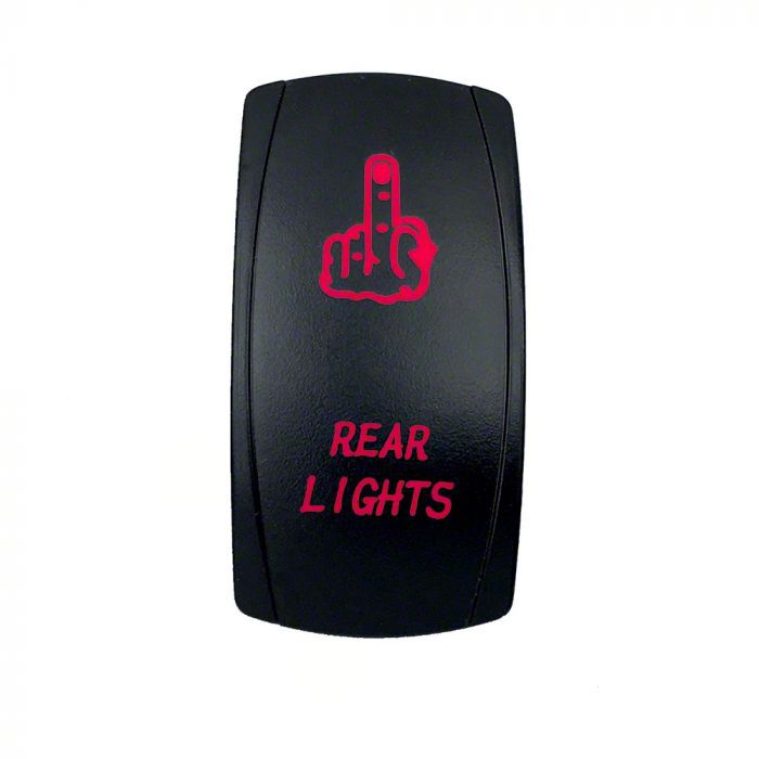 Quake LED Frontier 2-Way Rear Lights Rocker Switch; Red QRS670 ...