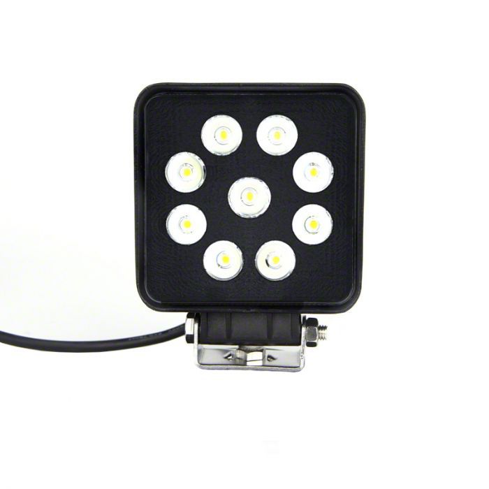 Quake LED Frontier 4-Inch Fracture Series RGB Square Work Light; Spot ...