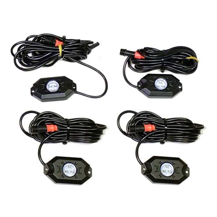 Quake LED Frontier 4-Pod RGB Accent LED Rock Lights QTL923 (Universal ...