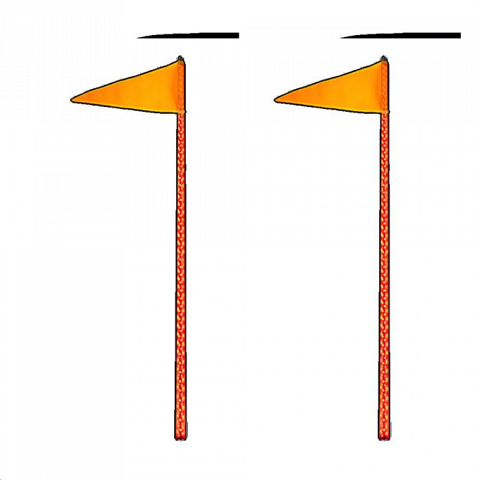 Quake LED Frontier Dual Quad-Lock/Interlock RGB Accent LED Whip Light ...