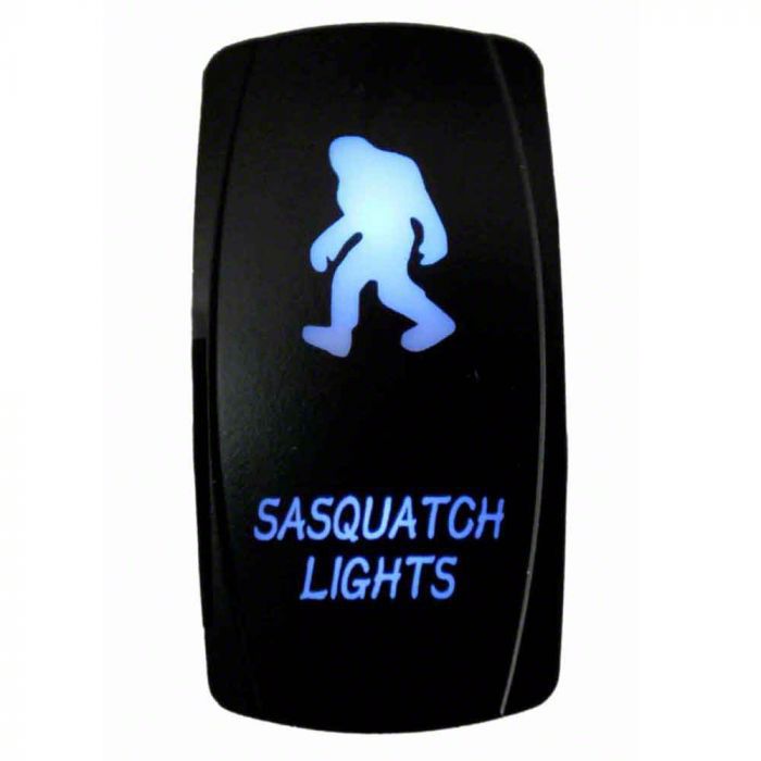 Quake LED Jeep Gladiator 2-Way Sasquatch Rocker Switch; Blue QRS306 ...
