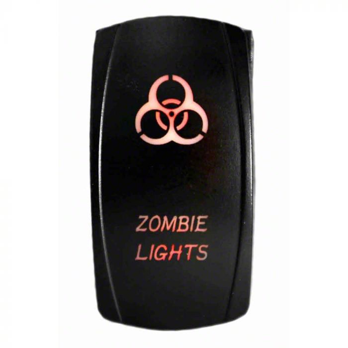 Quake LED Jeep Grand Cherokee 2-Way Zombie Rocker Switch; Red QRS315 ...