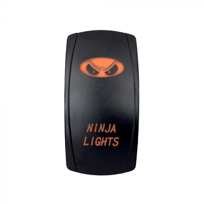 Quake LED Jeep Wrangler 2-Way Ninja Lights Rocker Switch; Amber QRS607 ...