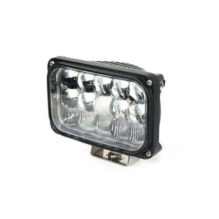 Quake LED Jeep Wrangler 4x6-Inch Tempest Series Work Light with High ...