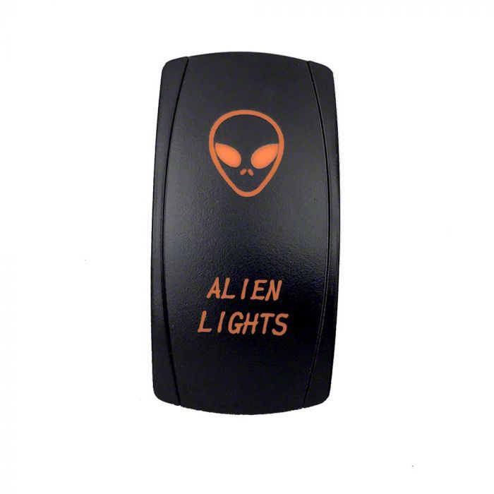 Quake LED Tacoma 2-Way Alien Lights Rocker Switch; Amber QRS499 ...