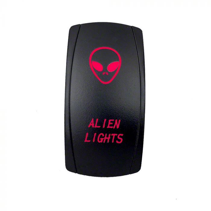 Quake LED Tacoma 2-Way Alien Lights Rocker Switch; Green QRS666 ...
