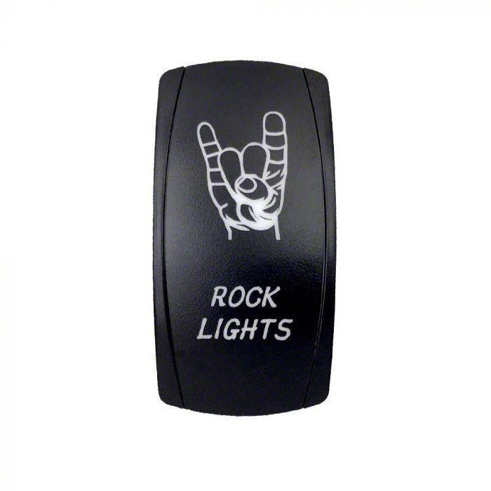 Quake LED Tacoma 2-Way Rock Lights Rocker Switch; White QRS655 ...