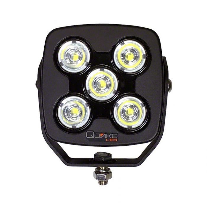 Quake LED Tacoma 4.50-Inch Megaton Series RGB Work Light; Spot Beam ...