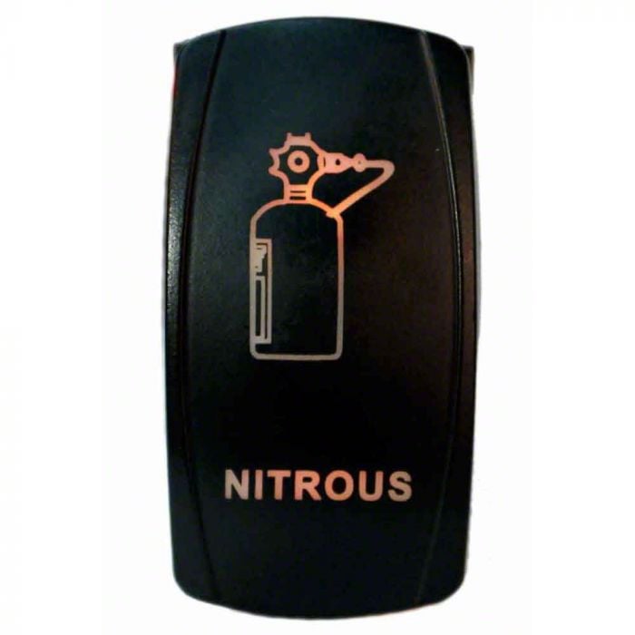 Quake LED Titan 2-Way Nitrous Rocker Switch; Amber QRS277 (Universal ...