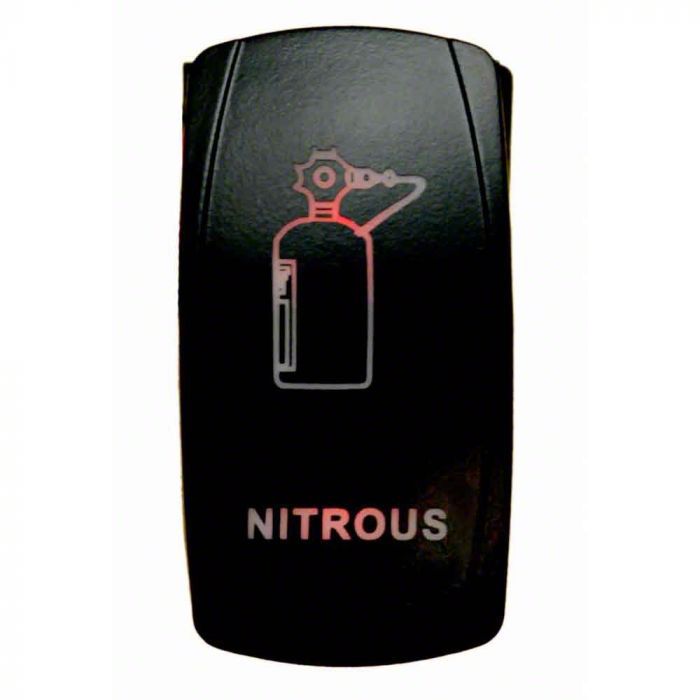 Quake LED Titan 2-Way Nitrous Rocker Switch; Red QRS280 (Universal ...