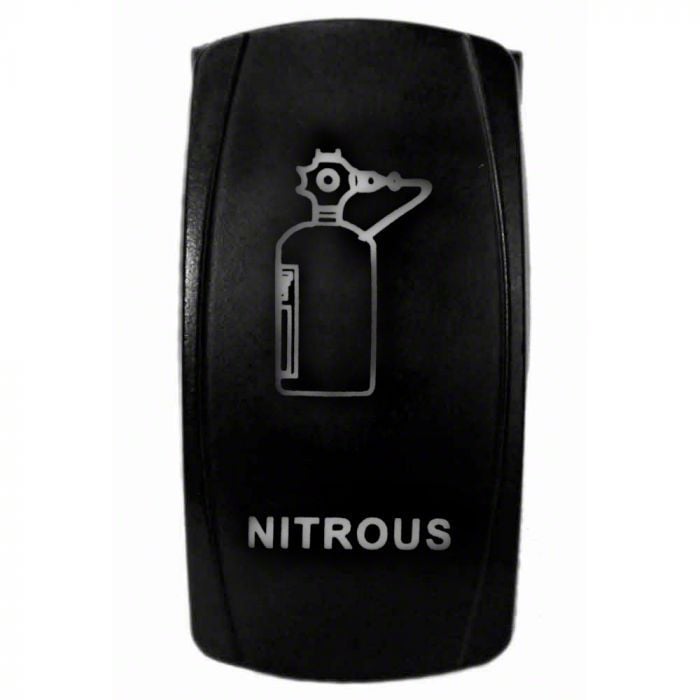 Quake LED Titan 2-Way Nitrous Rocker Switch; White QRS325 (Universal ...