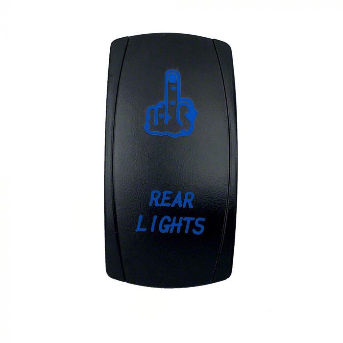 Quake LED Titan 2-Way Rear Lights Rocker Switch; Blue QRS668 (Universal ...
