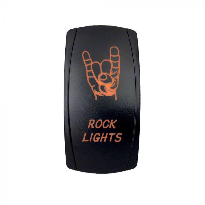 Quake LED Titan 2-Way Rock Lights Rocker Switch; Amber QRS497 ...