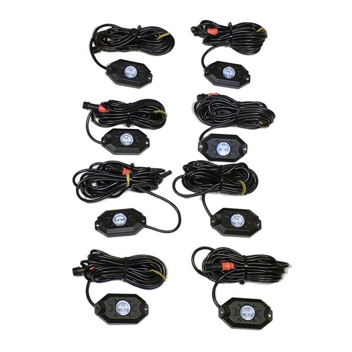 Quake LED Titan XD 8-Pod RGB Accent LED Rock Lights QTL924 (Universal ...