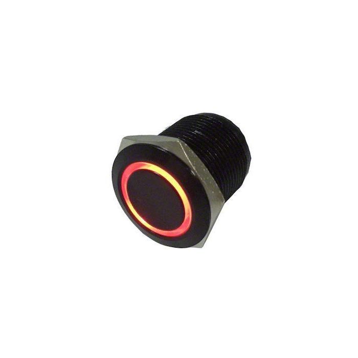 Quake LED Titan XD Momentary Flush Mount Switch; Black/Amber QRS726 ...