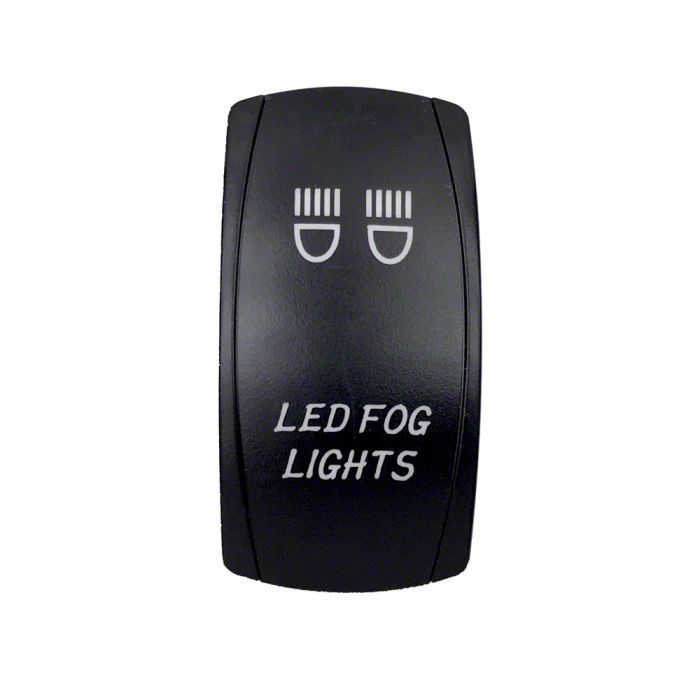 Quake LED Tundra 2-Way LED Fog Lights Rocker Switch; White QRS659 ...