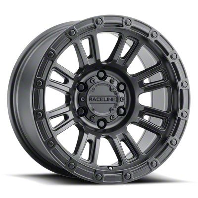 Raceline Toyota 4-Runner Compass Satin Black 6-Lug Wheel; 17x8.5; 0mm ...