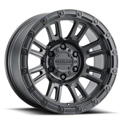 Raceline Toyota 4-Runner Compass Satin Black 6-Lug Wheel; 18x9; -12mm ...