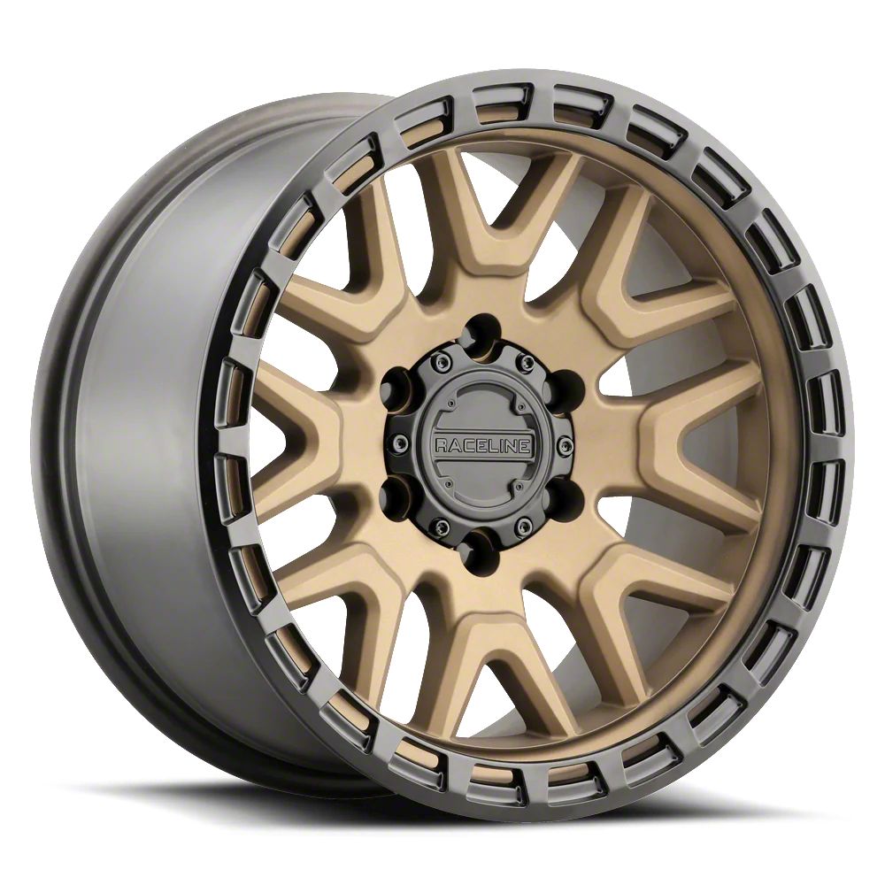 Raceline Toyota 4-Runner Krank Bronze 6-Lug Wheel; 17x9; -12mm Offset ...