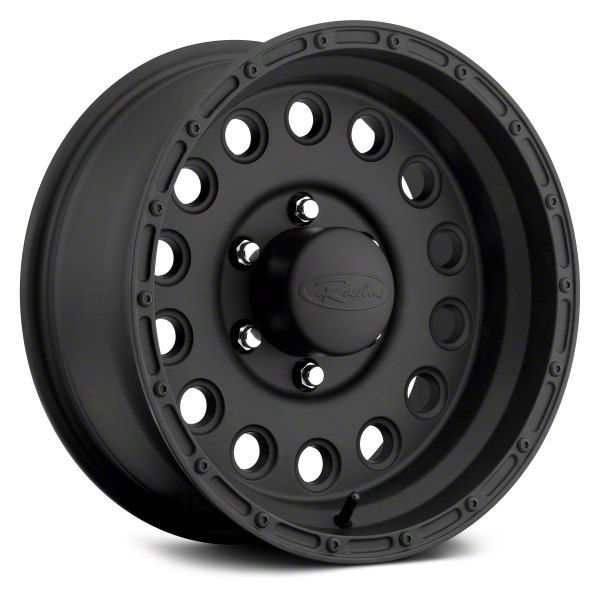 Raceline Toyota 4-Runner Rock Crusher Satin Black 6-Lug Wheel; 17x9 ...