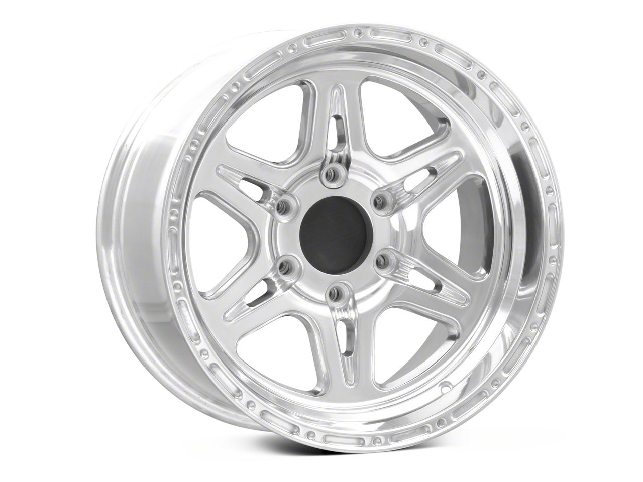 Raceline Bronco 886 Renegade Polished 6-Lug Wheel; 17x9; 6mm Offset 886 ...