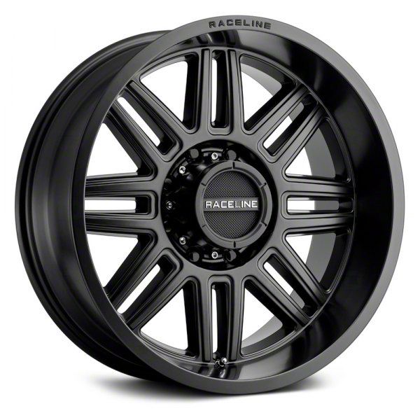 Raceline Bronco Split Satin Black 6-Lug Wheel; 20x9; 18mm Offset 948B ...