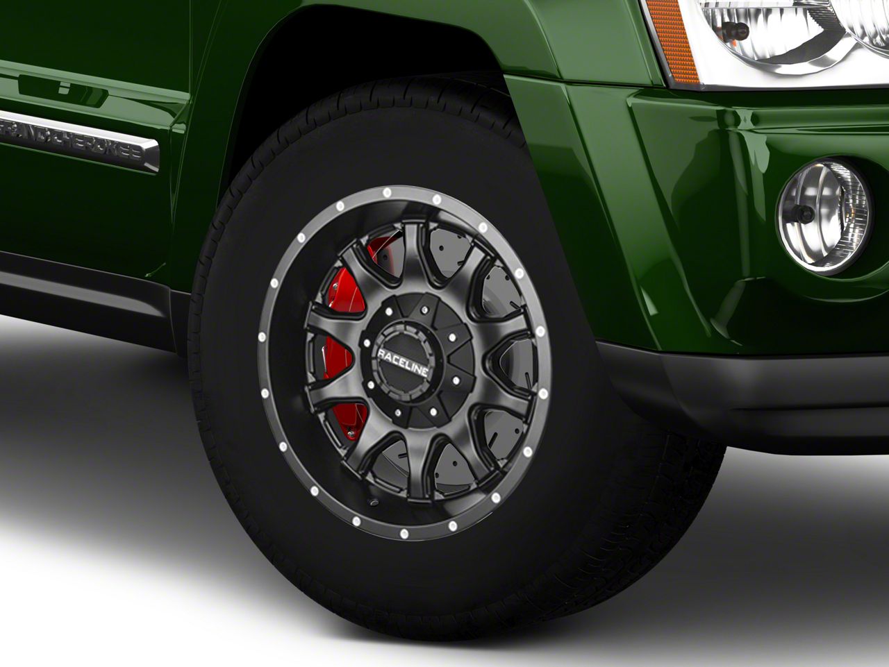 Raceline Jeep Grand Cherokee Shift Black Wheel; 17x8.5; 18mm Offset ...