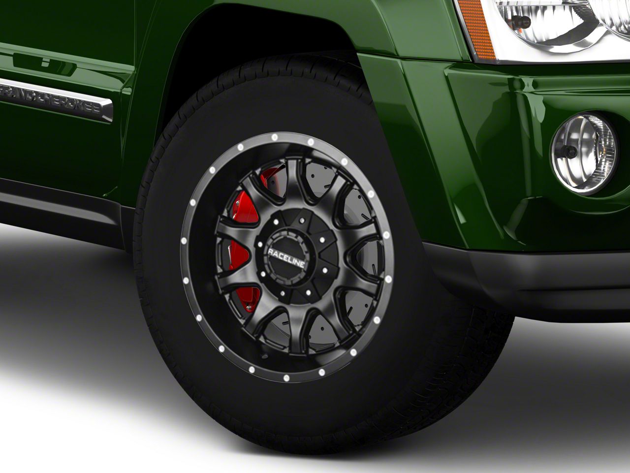 Raceline Jeep Grand Cherokee Shift Black Wheel; 17x9; -12mm Offset 930B ...