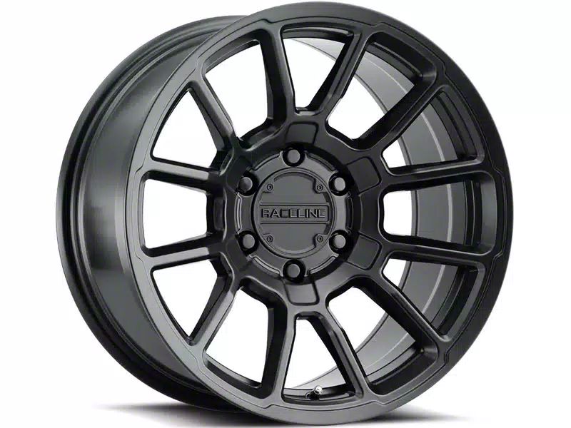 Raceline Titan Gauge Satin Black 6-Lug Wheel; 20x10; -19mm Offset 950B ...