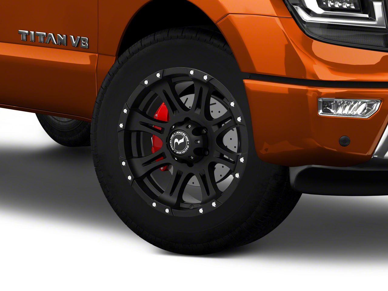 Raceline Titan Raptor Black 6-Lug Wheel; 20x9; 30mm Offset 981-29060+30 ...