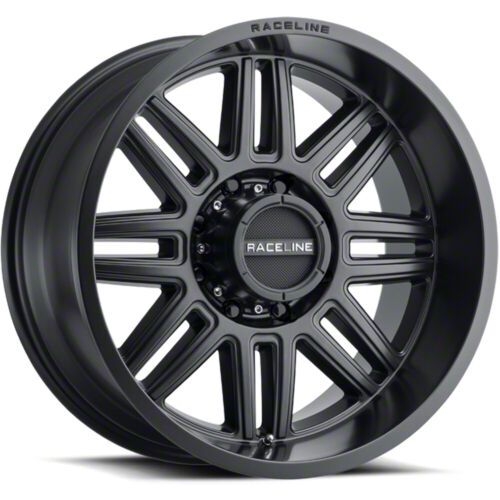 Raceline Titan Split Satin Black 6-Lug Wheel; 18x9; 18mm Offset 948B ...
