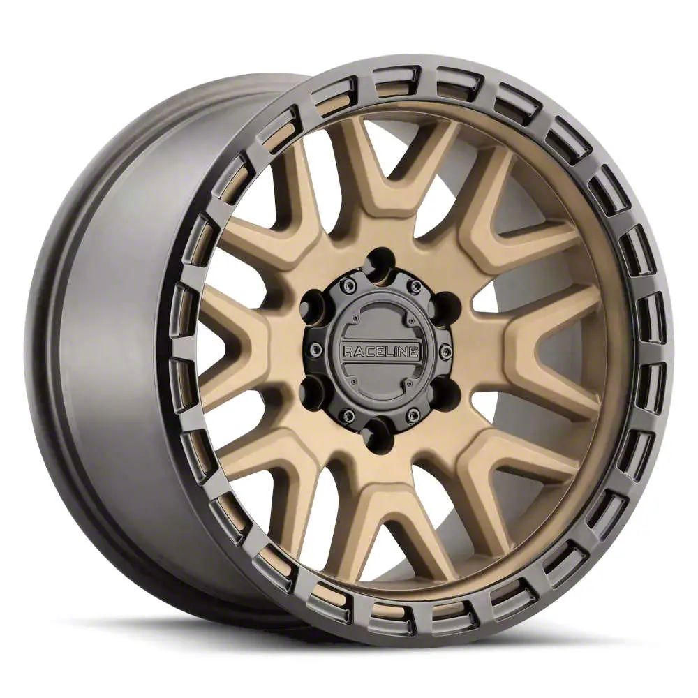 Raceline Titan XD Krank Bronze 6-Lug Wheel; 18x9; 18mm Offset 953BZ ...