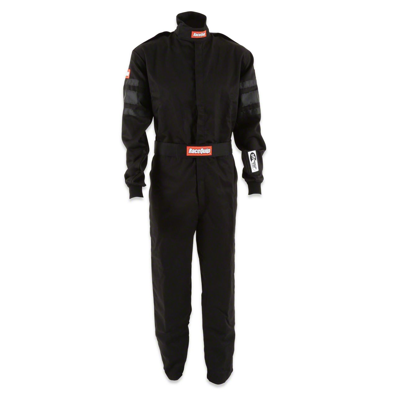 RaceQuip Universal XT One-Piece Single Layer Fire Suit; Black; XL ...